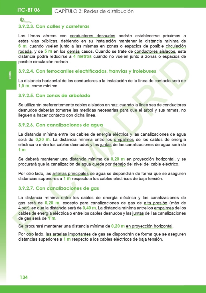 ITC-BT-06 – Redes aéreas para distribución en baja tensión - PLC Madrid