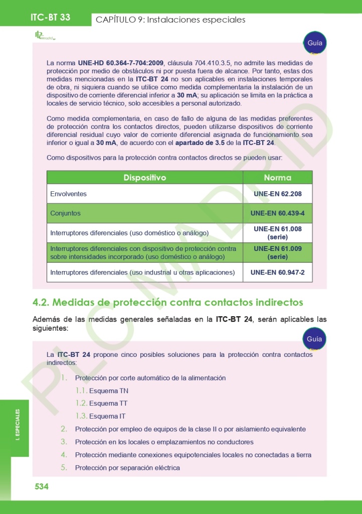 ITC-BT-33 – Instalaciones provisionales y temporales de obra - PLC Madrid