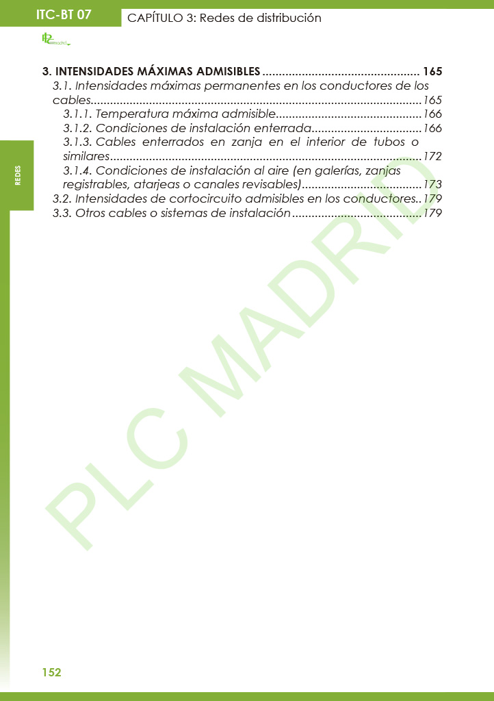 ITC-BT-07 – Redes subterráneas para distribución en baja tensión - PLC Madrid