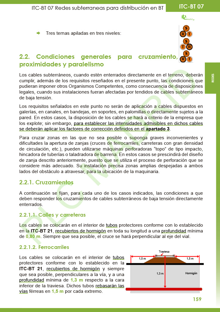 ITC-BT-07 – Redes subterráneas para distribución en baja tensión - PLC Madrid