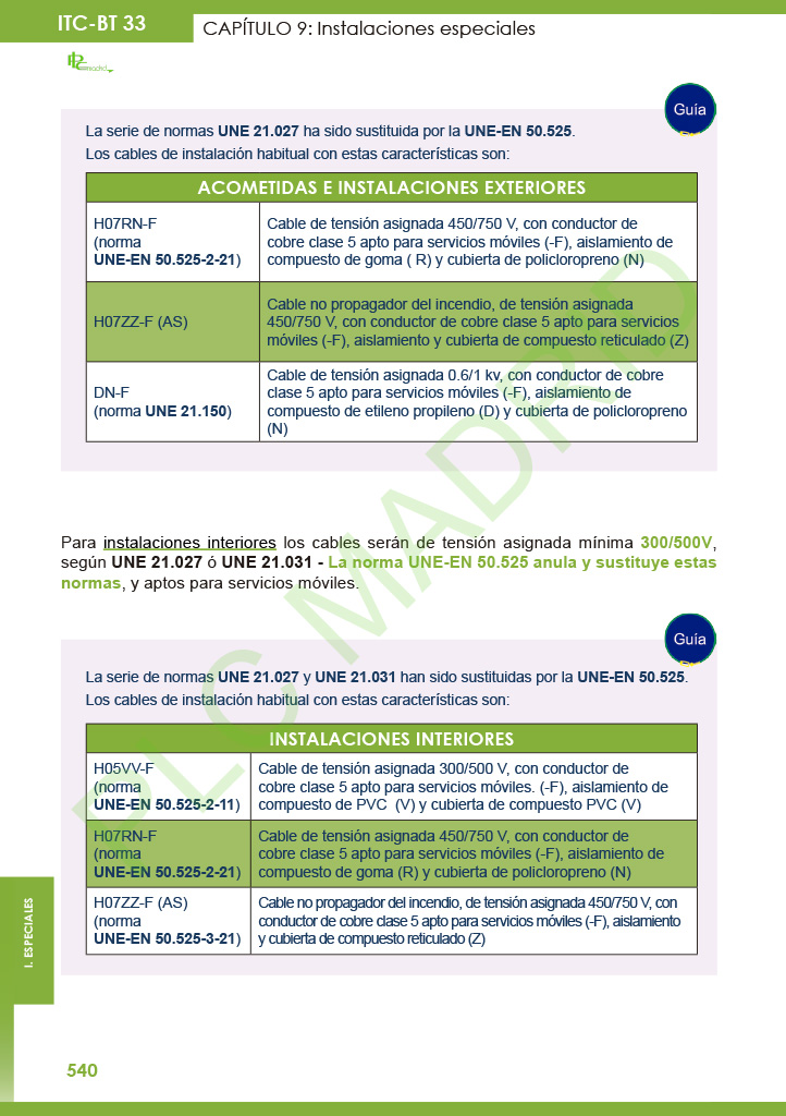 ITC-BT-33 – Instalaciones provisionales y temporales de obra - PLC Madrid